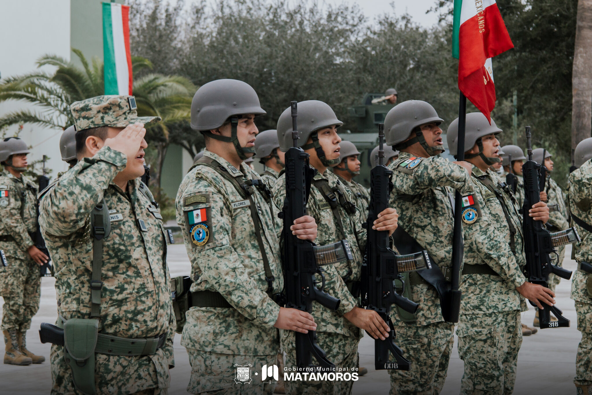 Toma de Posesión del General Luis Victoria Corte en Matamoros