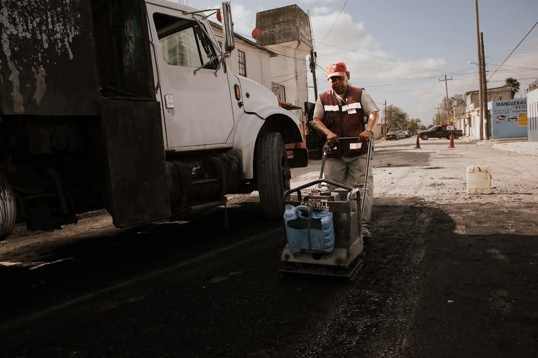 Mejora Gobierno de Matamoros calles de la Colonia México Agrario