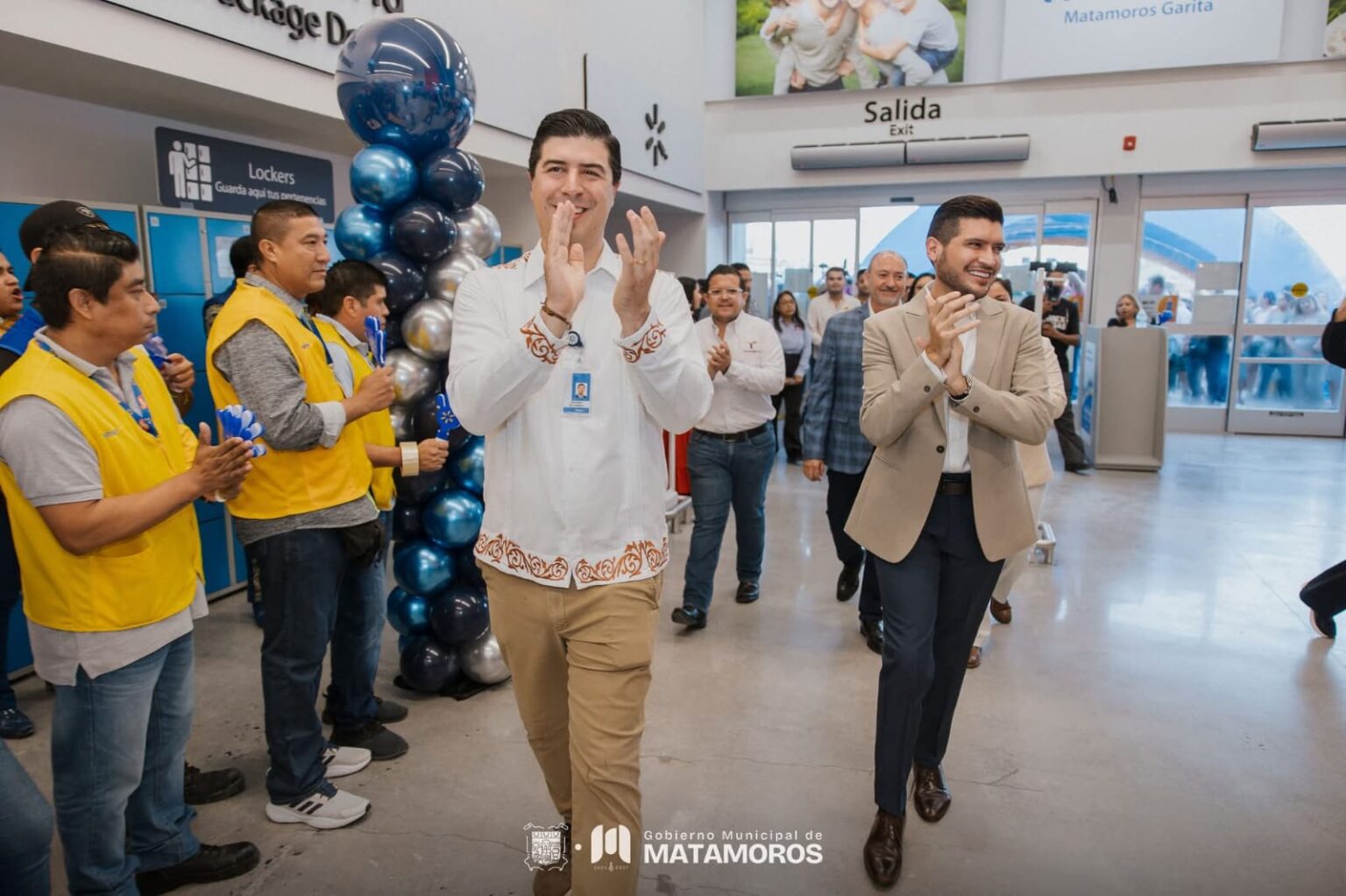 Inaugura Presidente Municipal nueva sucursal de Walmart en Matamoros