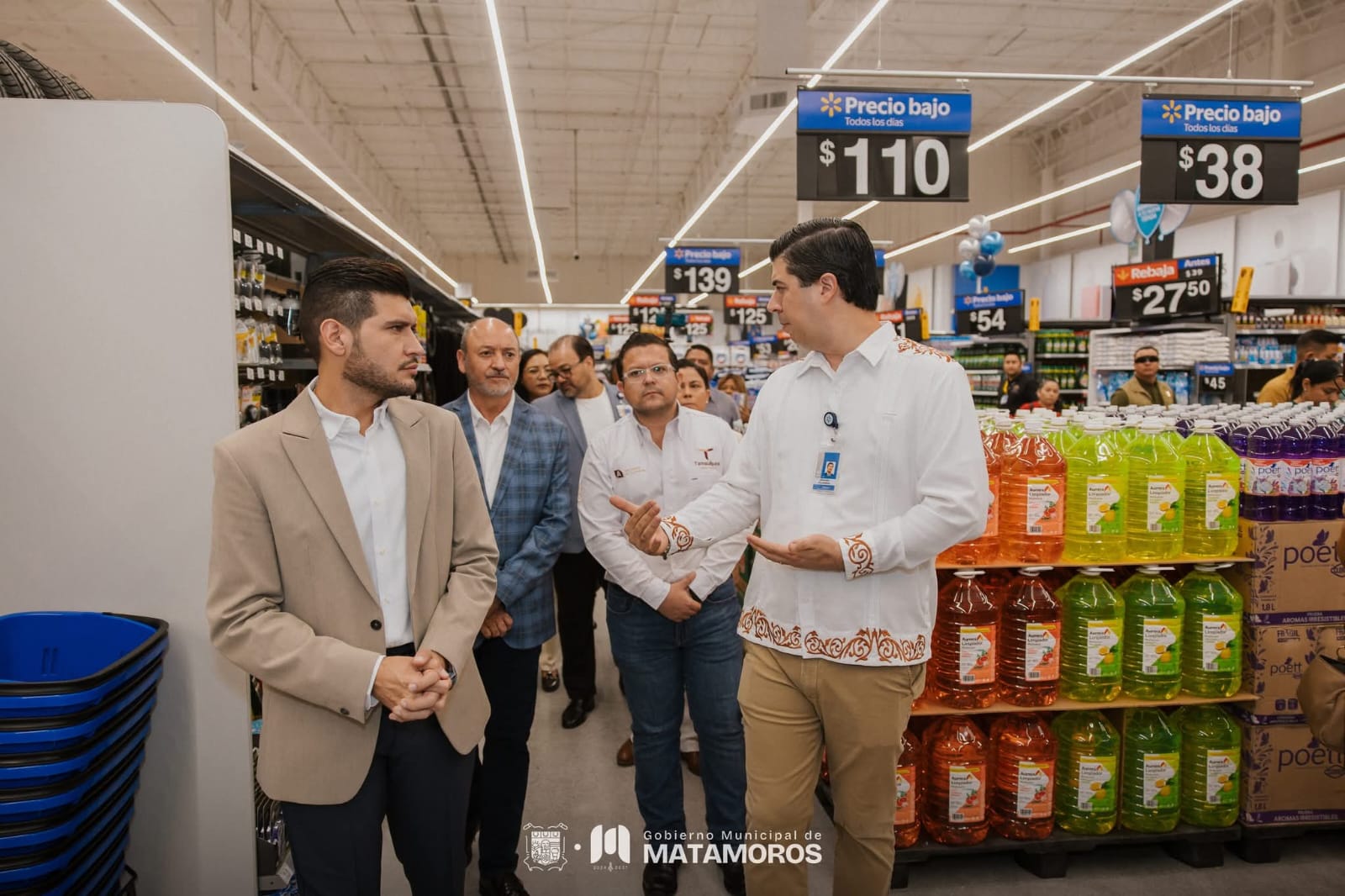 Inaugura Presidente Municipal nueva sucursal de Walmart en Matamoros